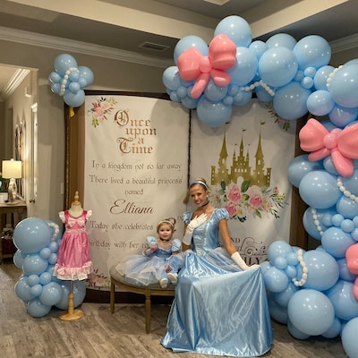 Personalized Enchanted Birthday Backdrop Enchanted Themed Party ...