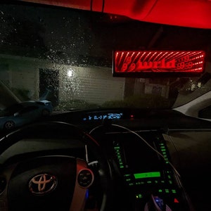 Heart LED EL Glow Panel Light for Car - Etsy