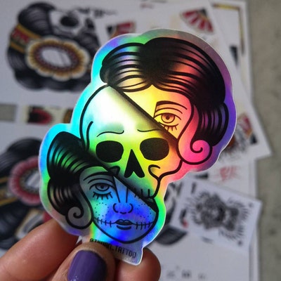 Traditional Tattoo Flash Life and Death - Etsy