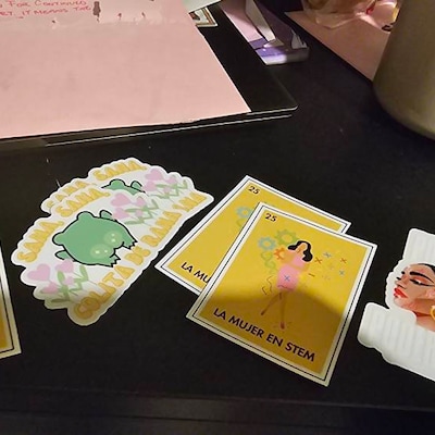 La Ingenieria Gears / Mechanical FEMALE LOTERIA Latina ENGINEER Sticker ...