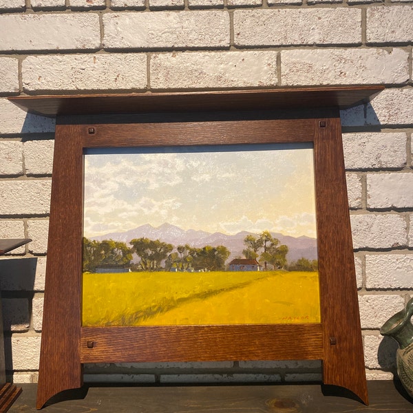 6x8 Tile Frame, Craftsman/mission Style Frame, Arts and Crafts, Quarter ...