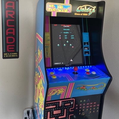 Arcade Sign Vertical, Gamer Gift, Custom Arcade Decor, Game Room Sign ...