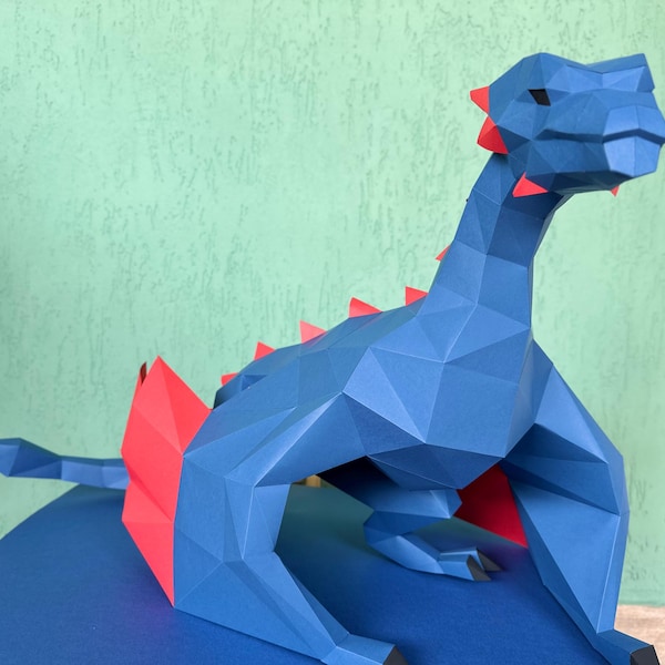 Macaw Wing Wall, Parrot, Paper Craft, Digital Template, Origami, Macaw ...