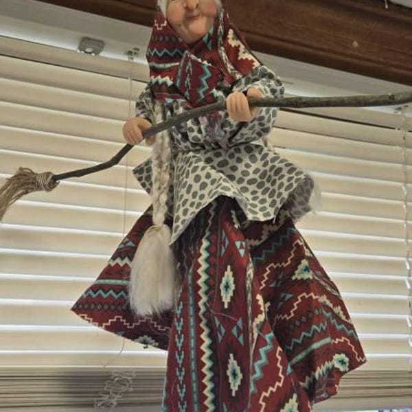 Unice the Handmade Kitchen Witch Doll - Etsy