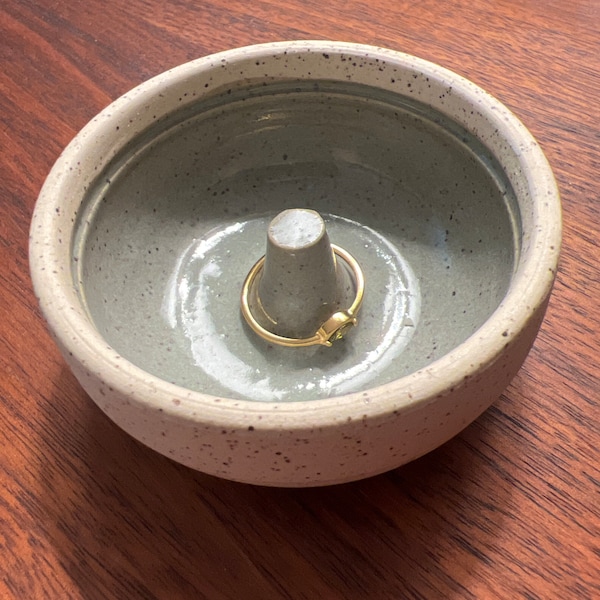 Handmade Stoneware Pottery Jewelry Bowl With Rustic Coastal Vibe, Smart ...