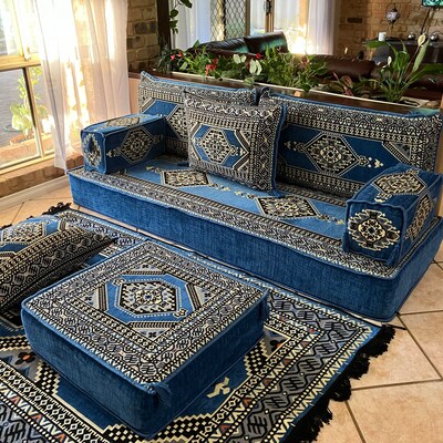 8 Thick Anatolian Grey Arabic Sofa Set,arabic Majlis,sectional Sofa ...