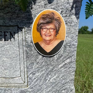 Oval Pictures for Headstones Ceramic Headstone Photos Porcelain ...