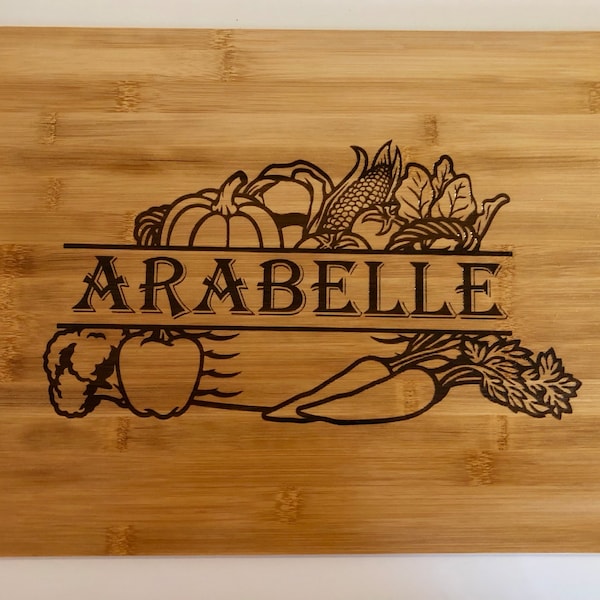 Vegetable Name Frame SVG: Monogram Cut Files (digital Download) - Etsy