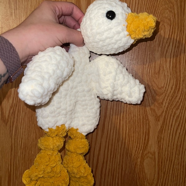 MINI Goldie Goose Knotted Lovey — Crochet Goose PATTERN - Etsy
