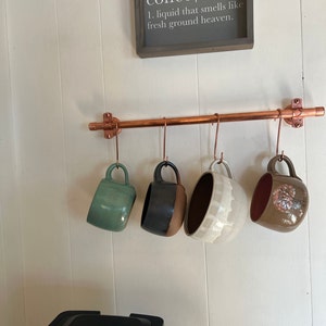 Copper Pot Rail Copper Pot Rack - Etsy