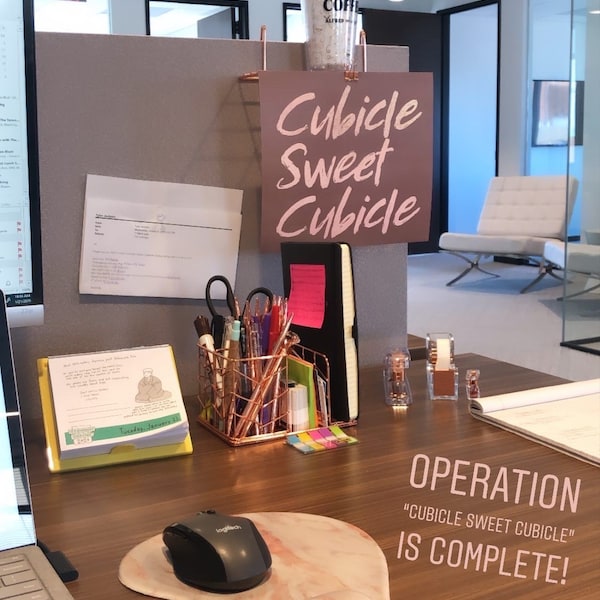 Namaste in My Cubicle Pretty in Pink Special Edition Printable Poster ...