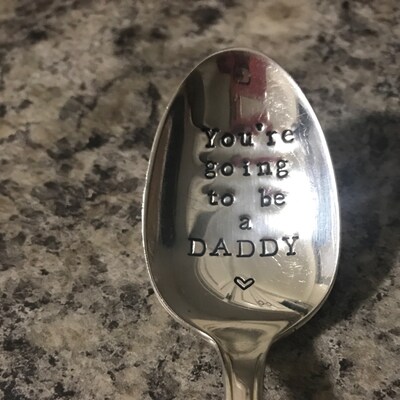 You're Going to Be a DADDY Spoon Pregnancy Reveal Spoon - Etsy