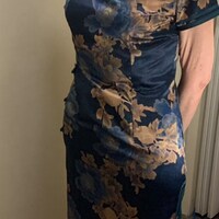 Chinese Old Shanghai Long Cheongsam,custom Qipao,autumn and Winter Add ...