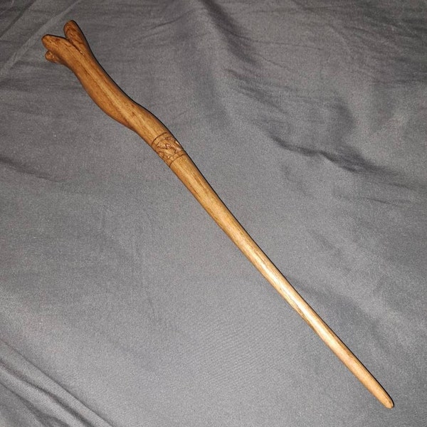The Professor Wand - 13” | Wooden Wand | Willow Wand | Fantasy Wand ...