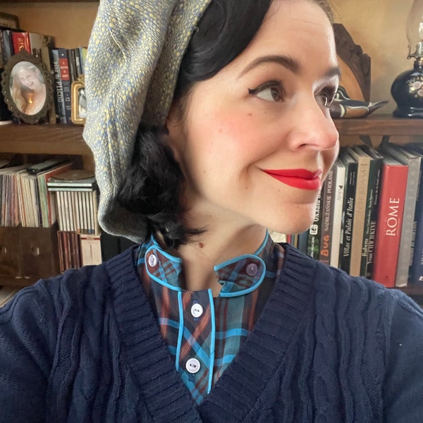 PDF PATTERN BERET, Tam, Hat Pattern, Beret Pattern, Tam Sewing Pattern ...