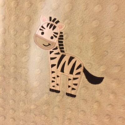 Zebra Applique Machine Embroidery Design NO:0069 - Etsy
