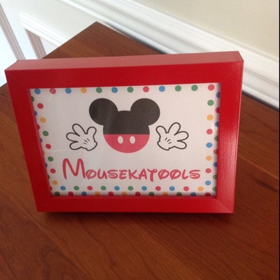INSTANT DOWNLOAD Printable Mouse Clubhouse 4x6 Mousekatools Sign and ...