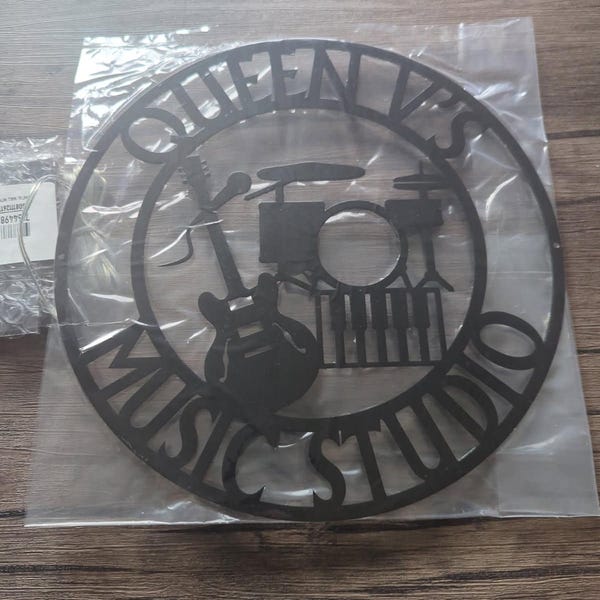Personalized Musical Instruments Metal Wall Art With Led Lights, Custom ...