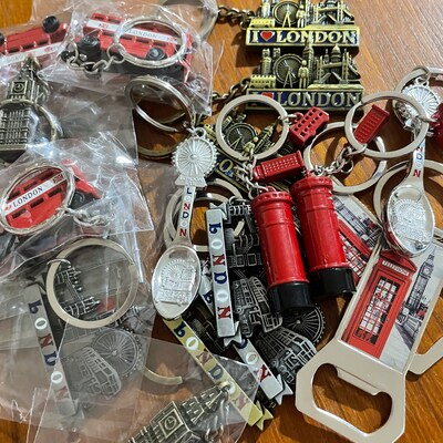 10 X Pieces British England London Key Rings Keychains Souvenirs ...