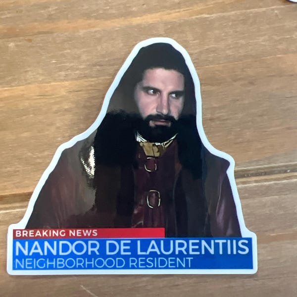 What We Do in the Shadows Nandor De Laurentiis Vinyl Sticker - Etsy