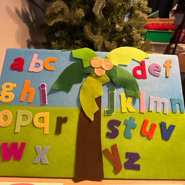 Felt Board Nursery Rhyme Set: 5 Little Monkeys Swinging in the Tree ...