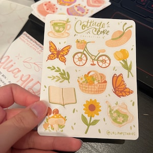 Cherrys Calling Flip Phone Vinyl Sticker Matte Waterproof Vinyl Sticker ...