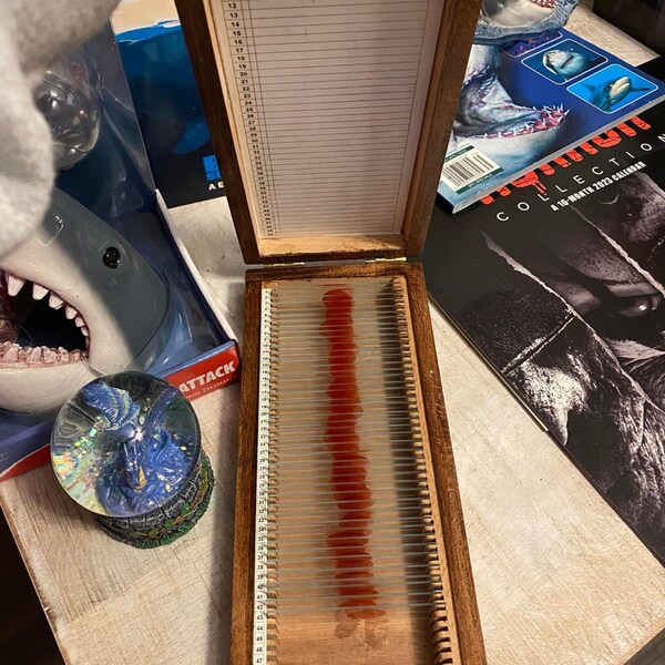 Dexter Blood Slide Box Mahogany - Etsy