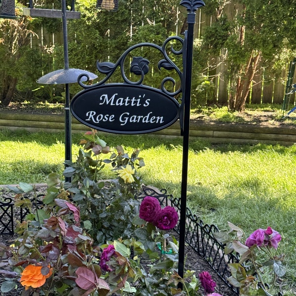 Park Ave Garden Sign - Etsy