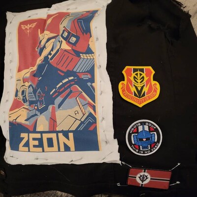 Gundam Inspired, Principality of Zeon, Military Morale Patch - Etsy