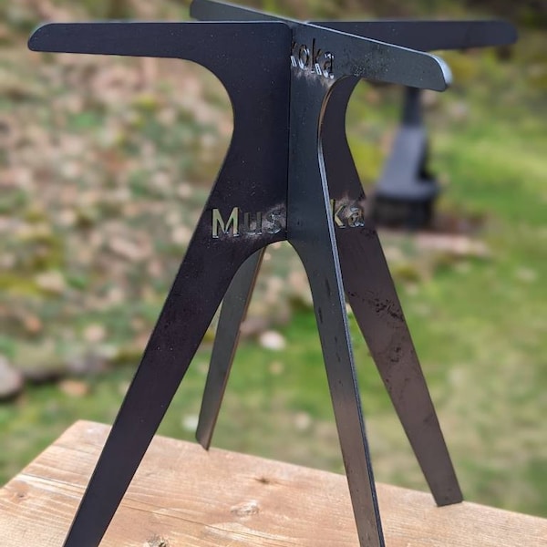 Vertical Fire Pit Grate, Campfire Stand, Log Holder, Fire Pit Stand for ...