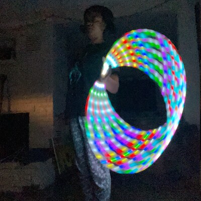 LED Hula Hoop Huey Bluey ALL Blue Leds - Etsy