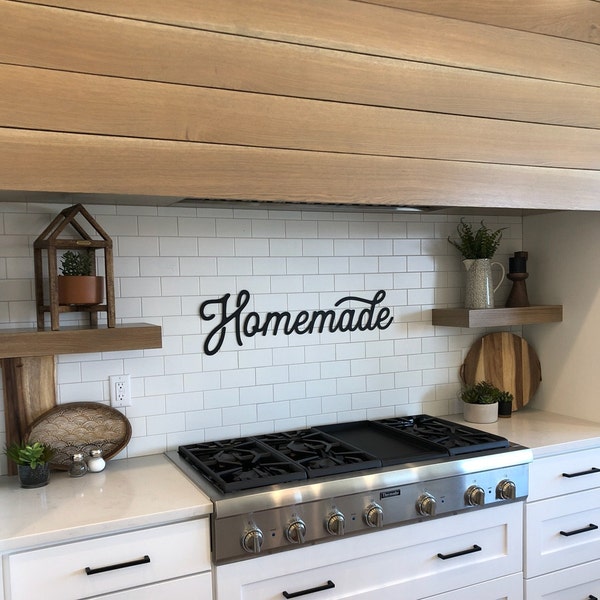 Homemade Metal Sign Retro Homemade Sign Metal Wall Art Homemade Sign ...