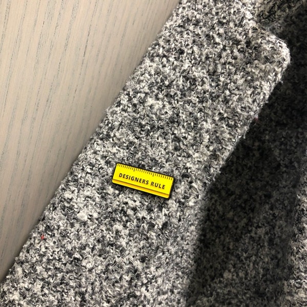 Designers Rule Enamel Pin - Etsy