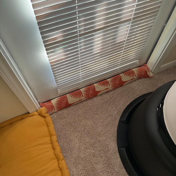 Window Snake - Door Snake - DOOR DRAFT Stopper - Dodger - Luxury Linen ...