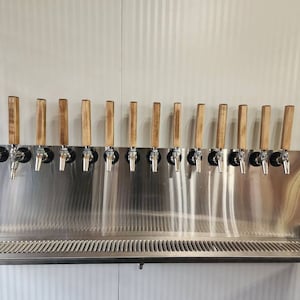 Personalized Laser Engraved 6 Custom Maple, Cherry, or Dark Walnut Beer ...