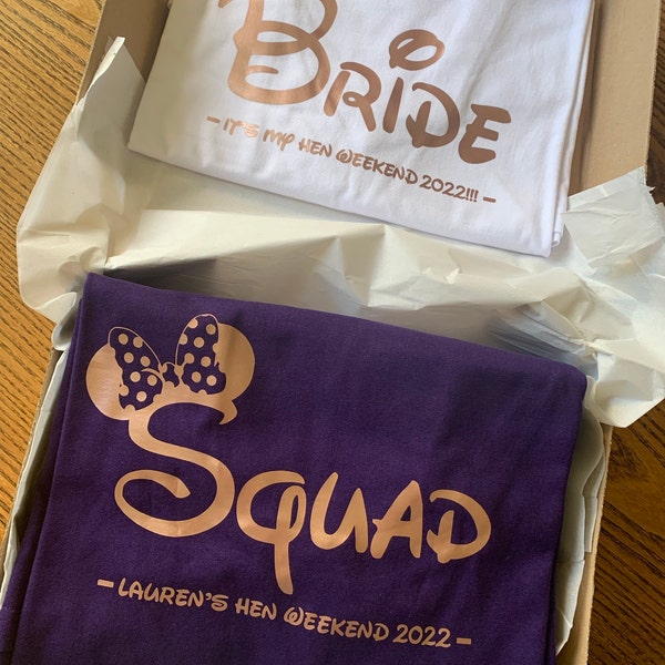 Disney Hen Party Tshirts Hen Do Tshirts Bachelorette Party Tshirts ...