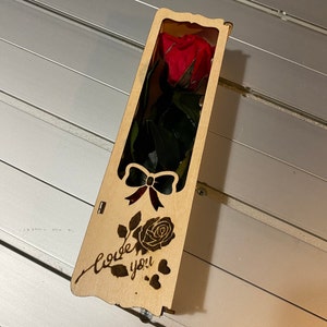 DXF SVG Files for Laser Wooden Gift Box for Roses, Flowers and Chocolat ...