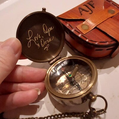 Baptism Compass, First Holy Communion Compass, Engraved Compass for ...