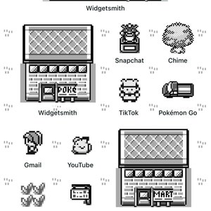 Ios 293 Icons Pokemon Red Blue Version iPhone (Instant Download) - Etsy