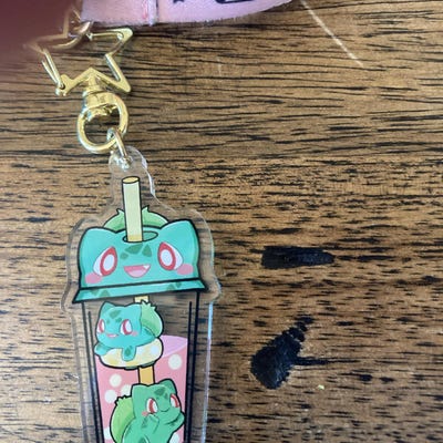 Bulbasaur Boba Keychain - Etsy