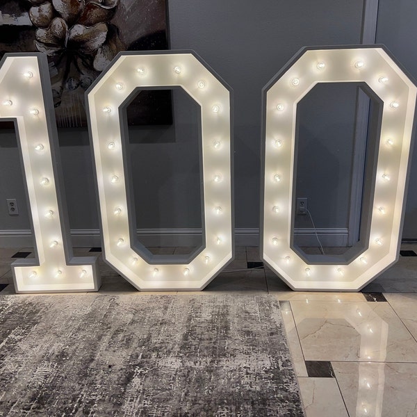 4ft Build Marquee Letters (A-Z & 0-9) DIY Wood Working Plans Digital ...