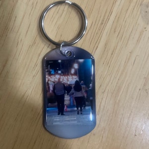 Photo Keychain Picture Keychain, Custom Key Chain Photo, Personalized ...