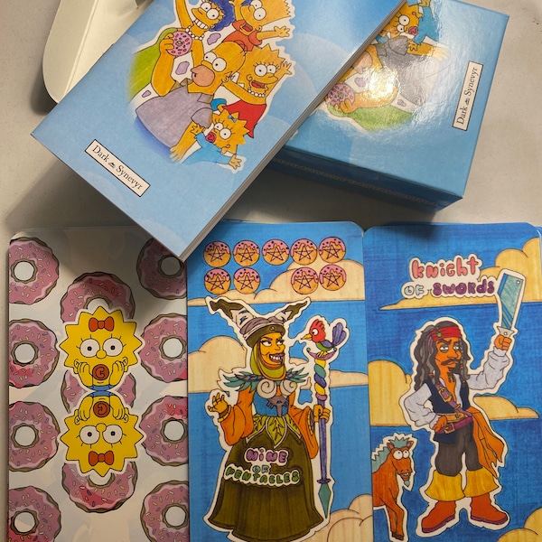 Simpsons Tarot Deck, Rider Waite Tarot Card With Guidebook for Beginner ...
