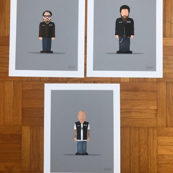 The Walking Dead: Negan Line up - 420x210mm Minimalist TV Television ...