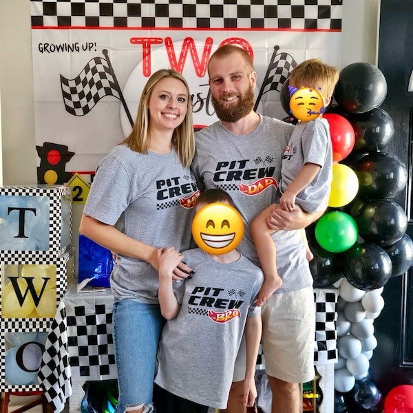 Race Car Birthday Shirt, Custom Birthday Boy Shirt, Matching Family Shirts, Hot Cars, 4th 5th ...