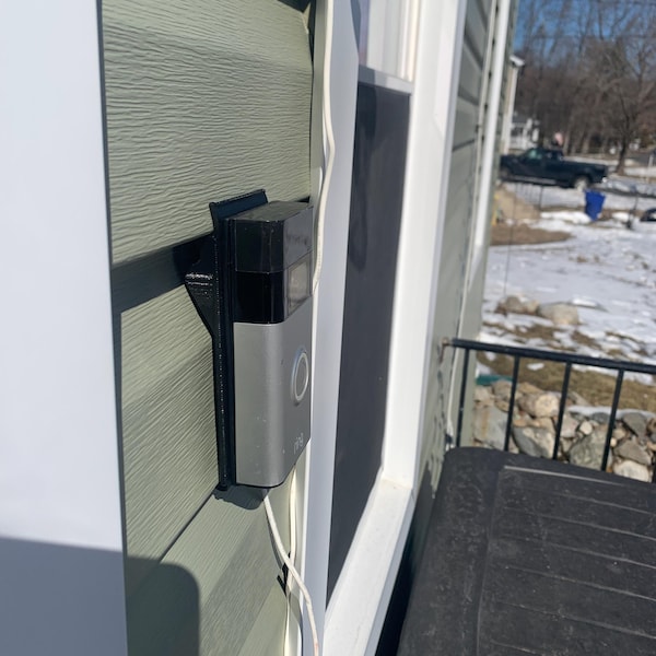No Drill Clip on Vinyl Siding Mount for Ring Wired Doorbell Pro / Plus ...