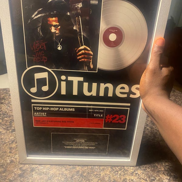 Personalized Billboard Plaque, Song Plaque, Custom Album Plaque, Music ...