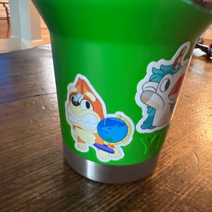 Holographic Bluey Bingo Chattermax Muffin Unicorse Stickers - Etsy