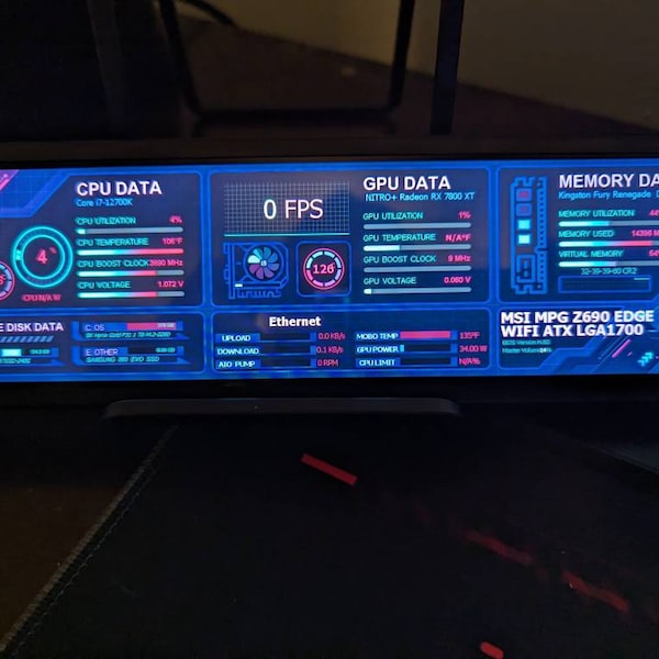 SENSORPANEL TEMPLATE AIDA64 480x1920 - Etsy