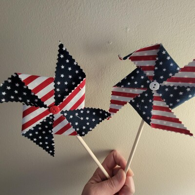 Farmhouse Fabric Flag / Fabric Flag Decor / American Mini Flags / Old ...